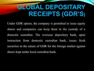 Long term sources of finance | PPT