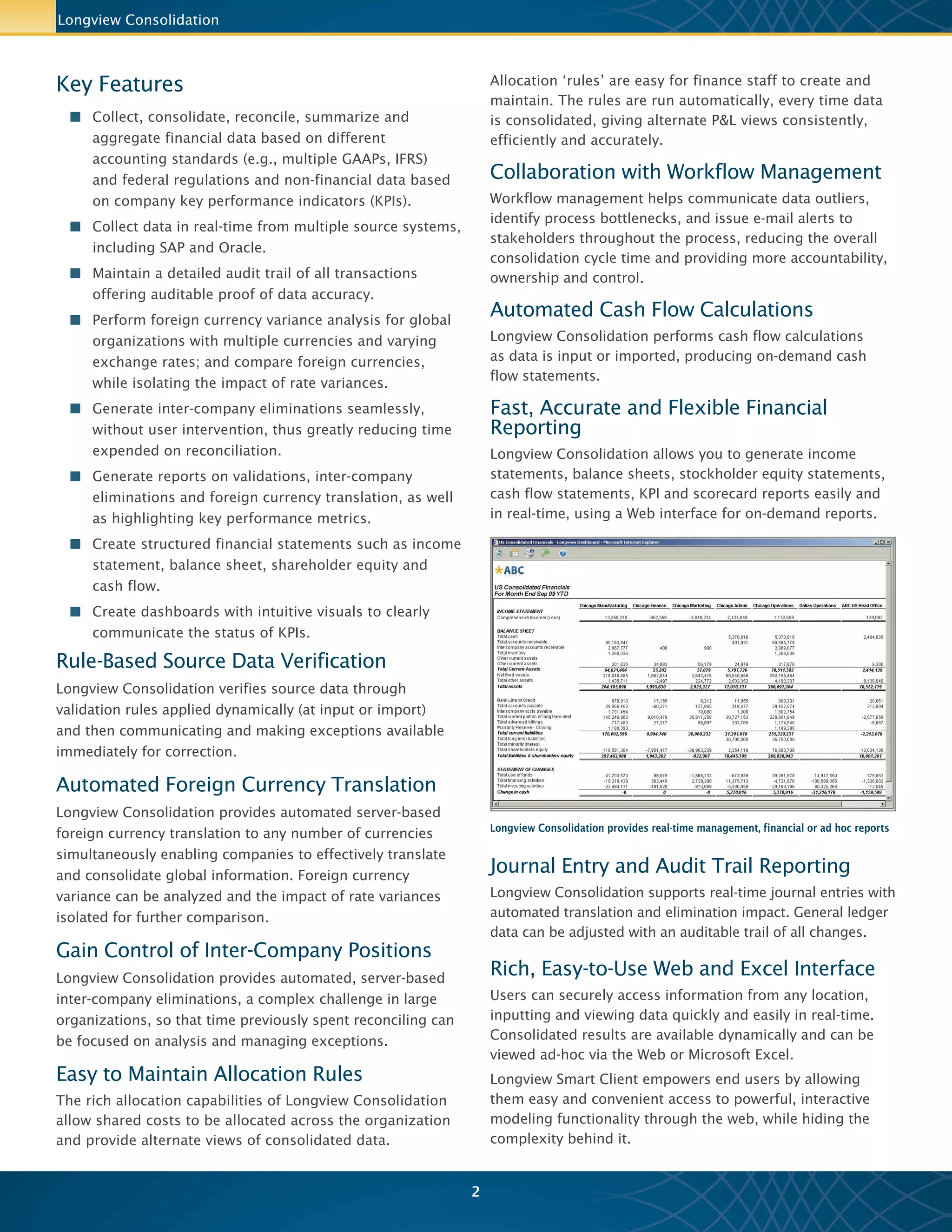 Longview Consolidation | PDF