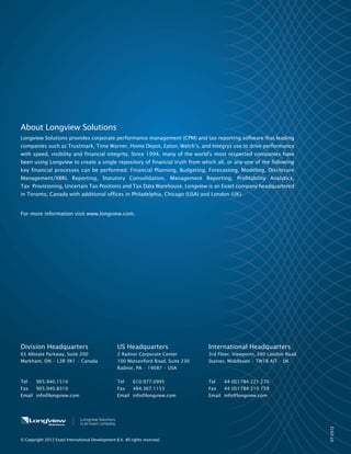 Longview Consolidation | PDF