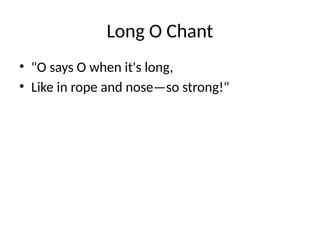 Long_Vowel_O_Detailed_Pictures. Explanation | PPTX