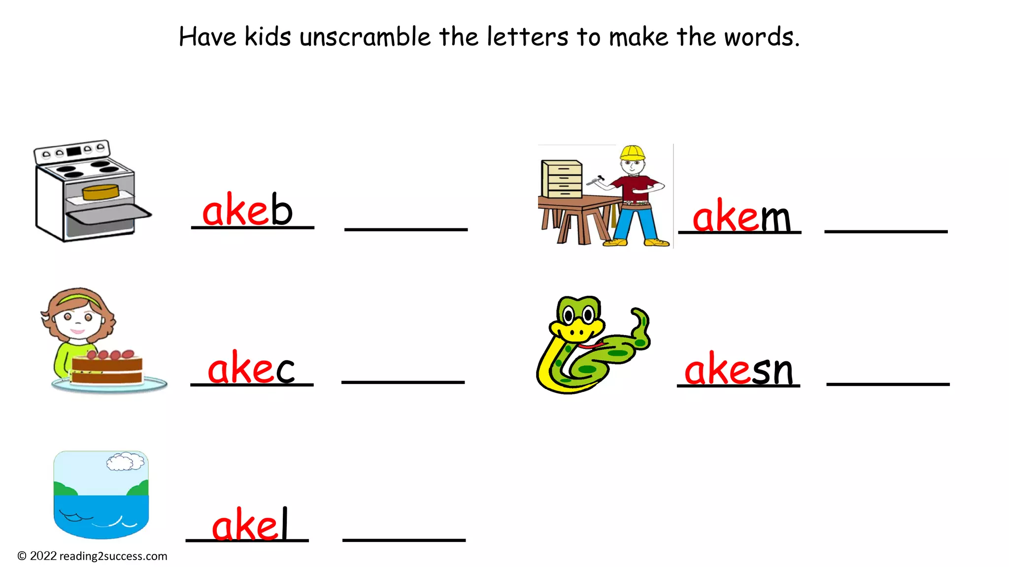 Long Vowel Onset-Rimes: ail, ake, eat, eep, ide, ine, oat, ose & ue. # ...