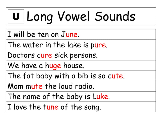 Long Vowel Sounds | PPT