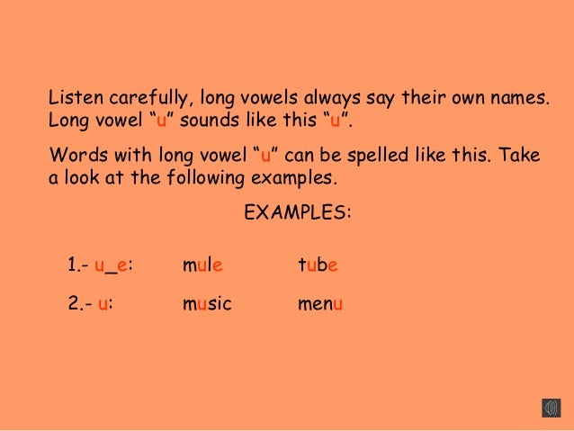 Long vowel