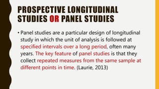 Longitudinal vs. Cross-sectional Studies | PPTX
