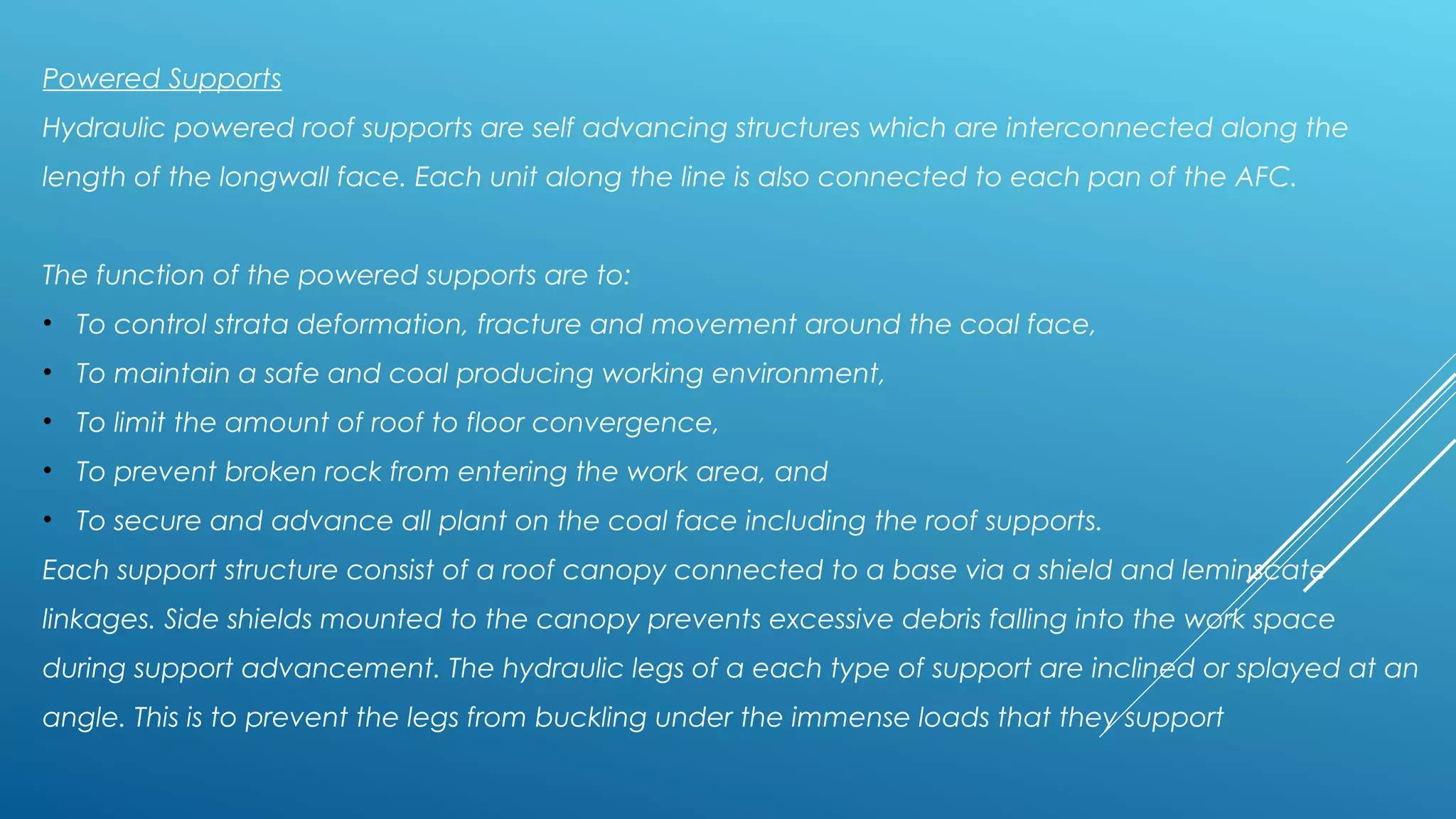 Longwall machinery | ODP