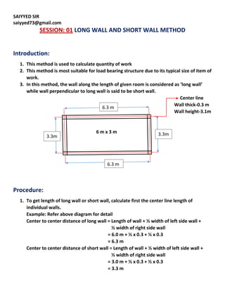 Long wall and short wall method 1 | PDF