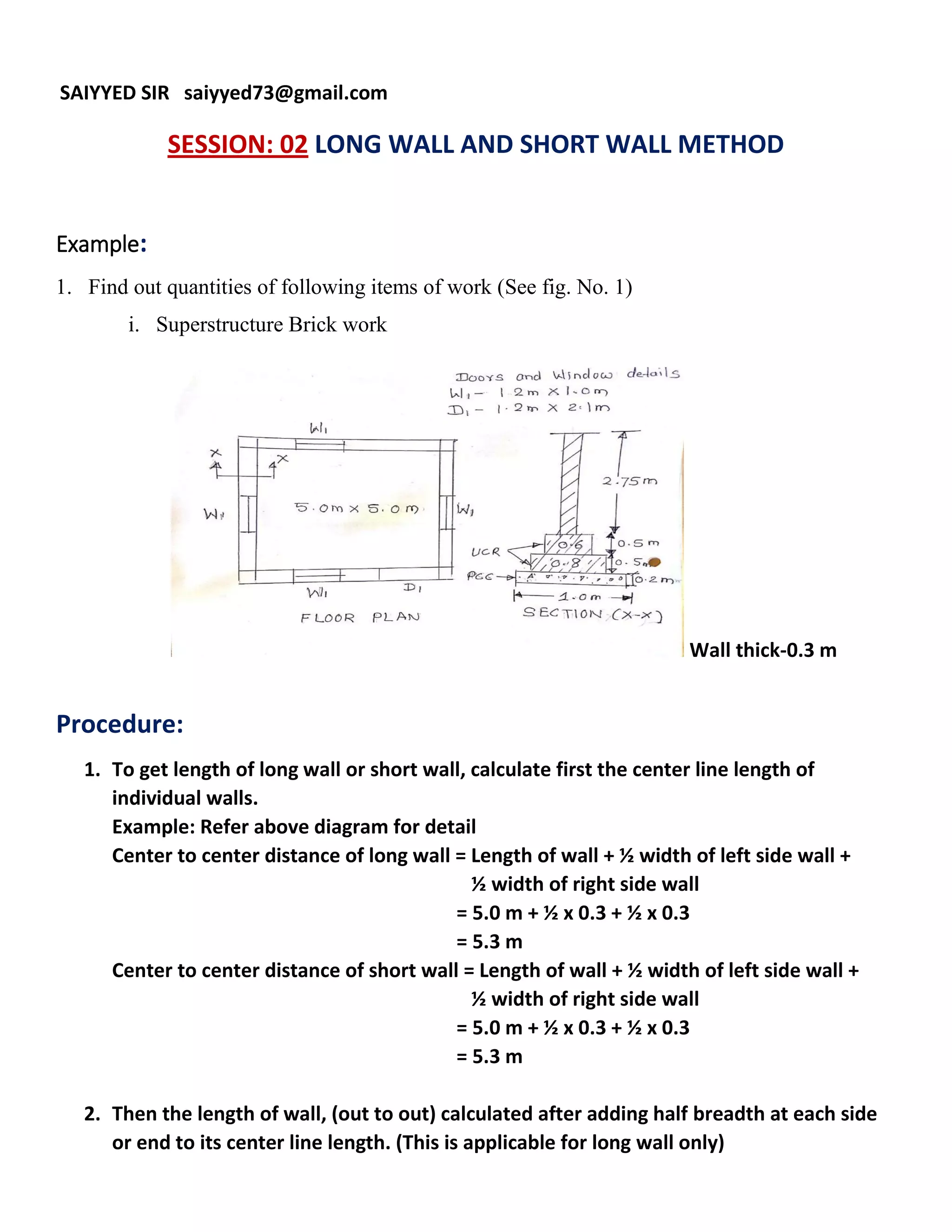 Long wall and short wall method 2 | PDF