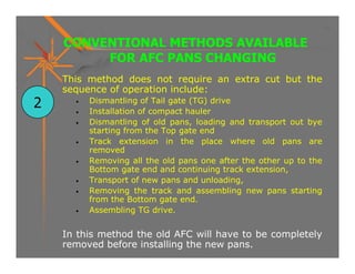 Longwall AFC changing - innovation | PPT