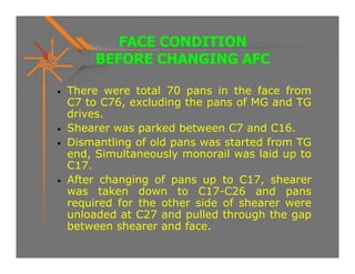 Longwall AFC changing - innovation | PDF