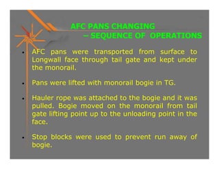 Longwall AFC changing - innovation | PPT