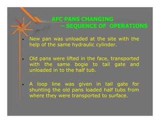 Longwall AFC changing - innovation | PPT