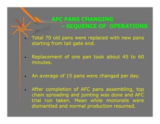 Longwall AFC changing - innovation | PPT