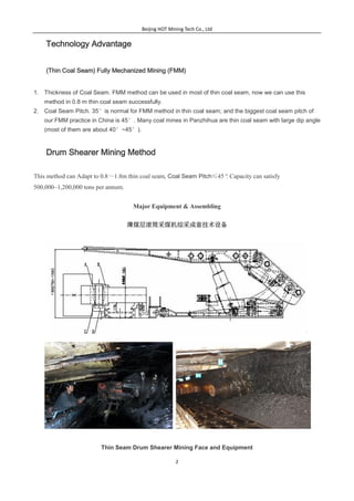 Longwall method thin coal seam hot mining-rev.r | PDF