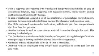 longwall mining, a large rectangular block | PDF