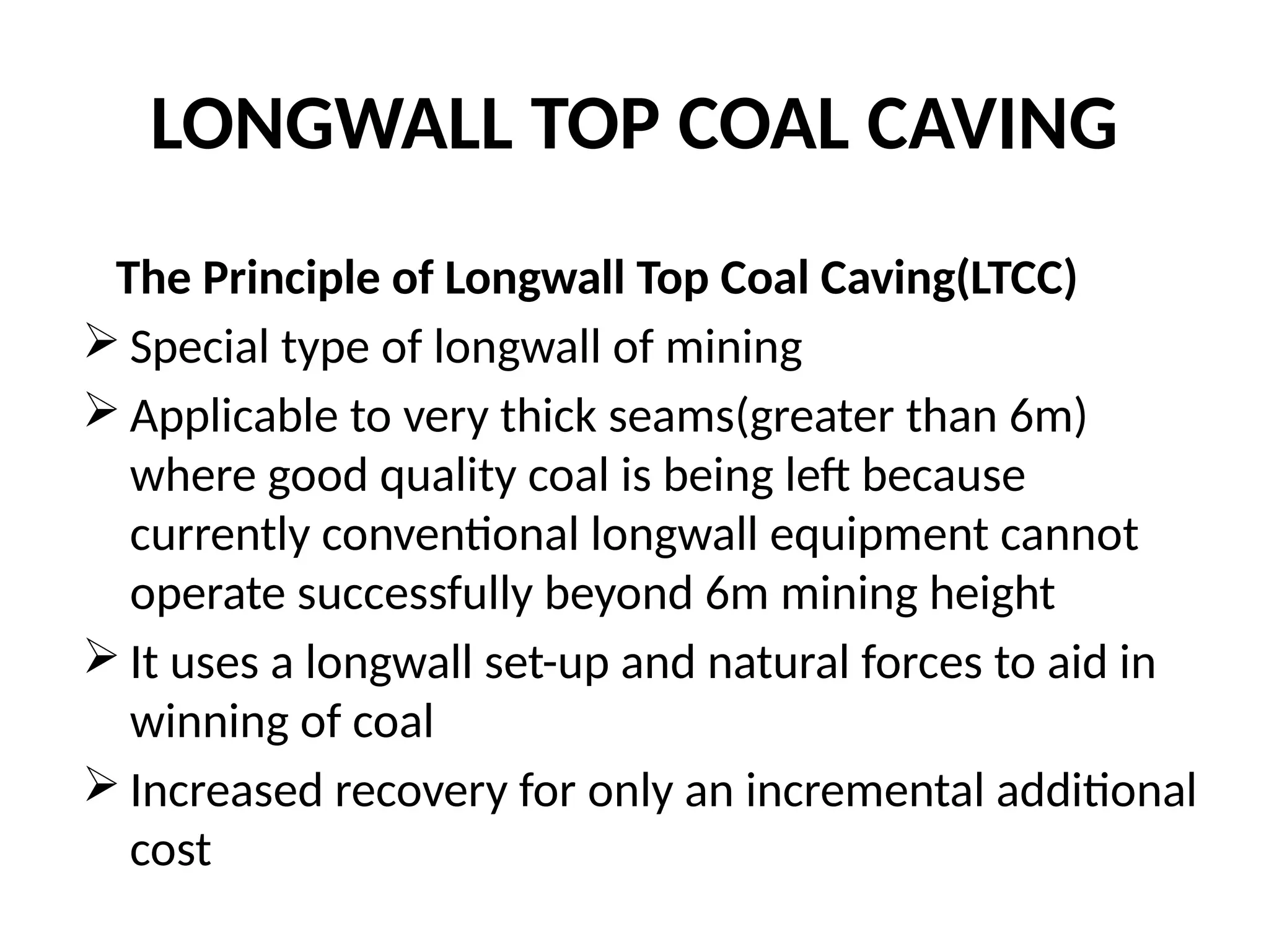 Long wall top coal caving | PPT