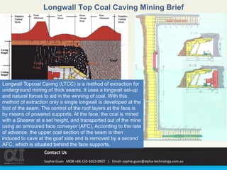 Longwall top coal caving alpha sophie | PDF