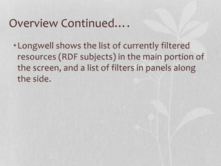 Longwell final ppt | PPTX