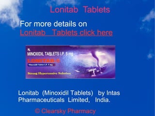 Lonitab (Minoxidil Tablets) | ODP