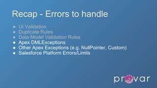 London SF Developers: Custom Lightning Component Error Handling | PDF | Computing | Technology ...