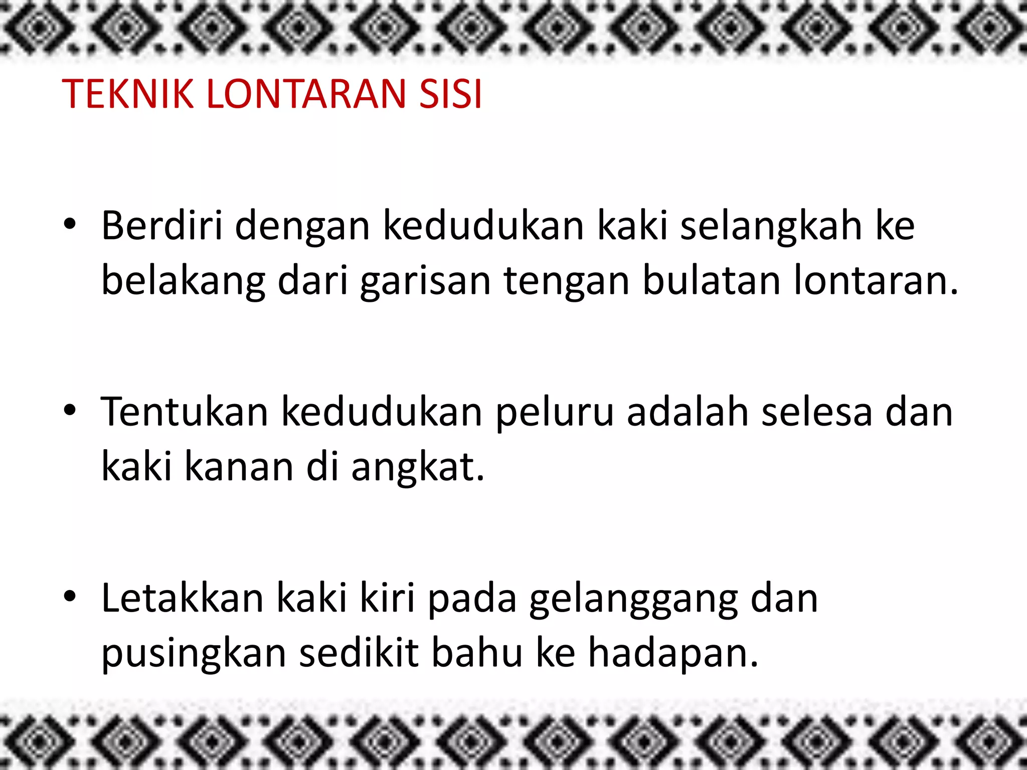 Lontar peluru | PPTX