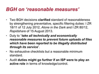 Birgit Clark - ISP Liability through Interference in Germany | PPT