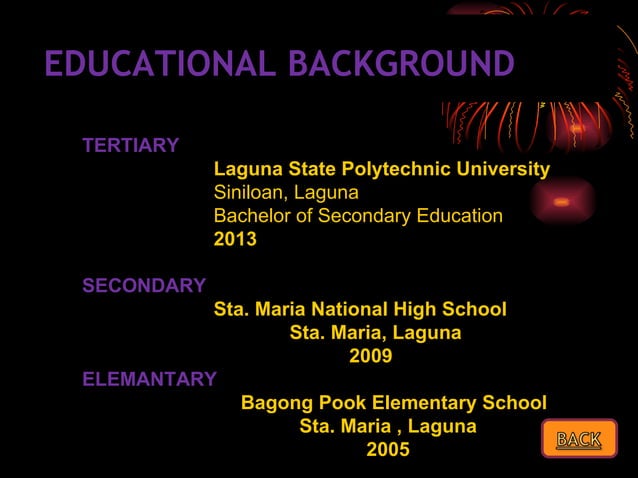 Lontok Personal Presentation | PPT