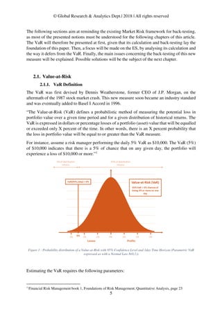 Back-testing of Expected Shortfall : Main challenges and methodologies ...
