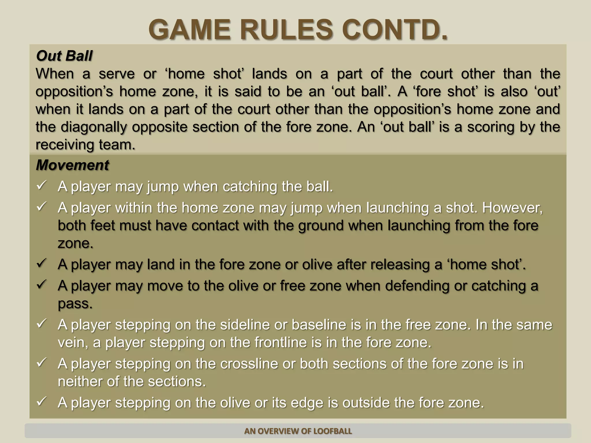 PPT: An Overview of Loofball | PPTX