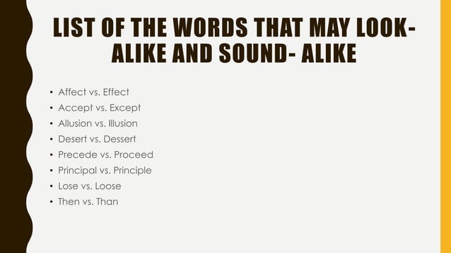 Look alikes english assignment presentation | PPT