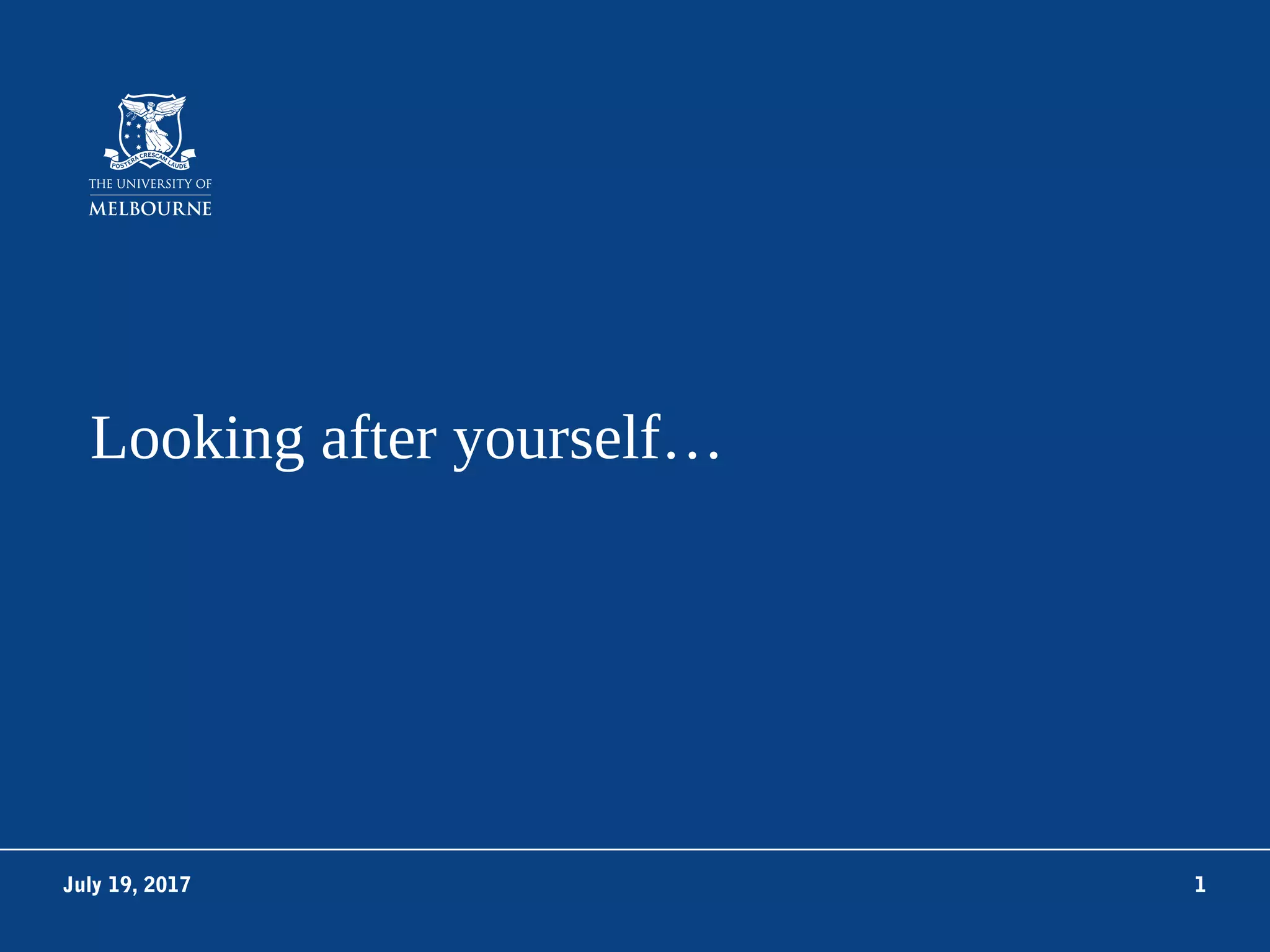 Look after yourself | PPT