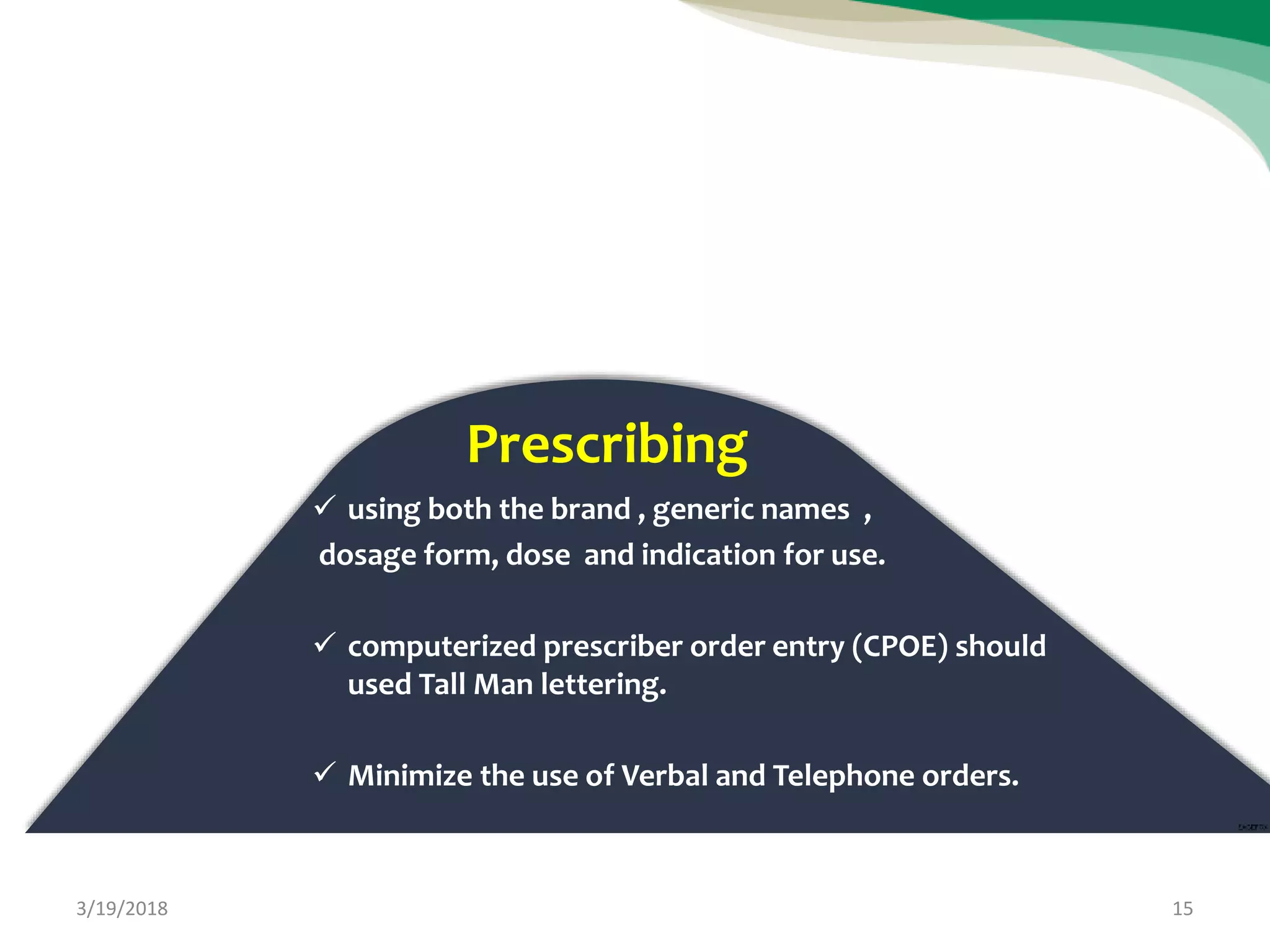 Look alike and sound alike medications | PPTX