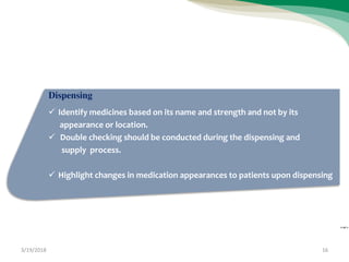 Look alike and sound alike medications | PPTX