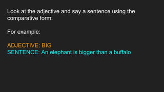 Comparative adjectives practice | PPT