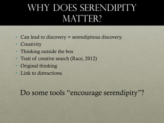Look Around: Question Answering, Serendipity, and the Research Process ...
