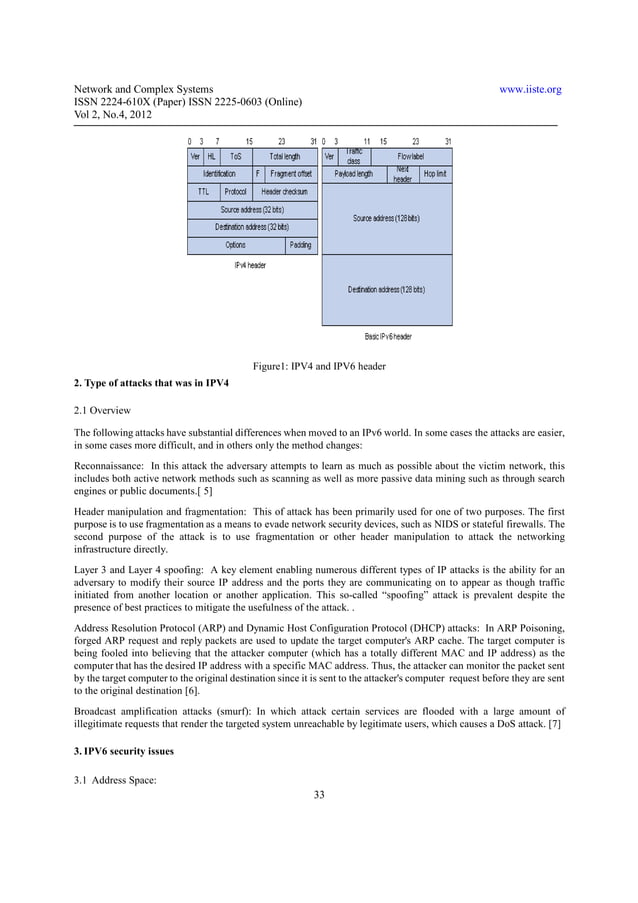 Look at ipv6 security advantages over ipv4 | PDF