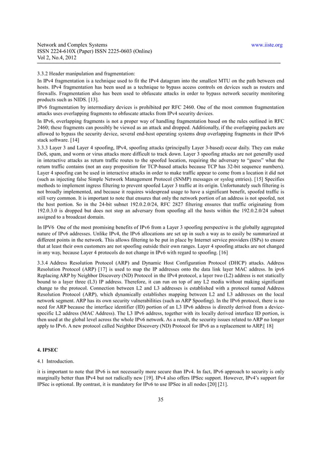 Look at ipv6 security advantages over ipv4 | PDF