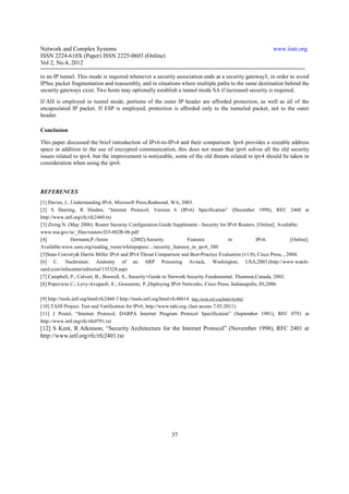 Look at ipv6 security advantages over ipv4 | PDF