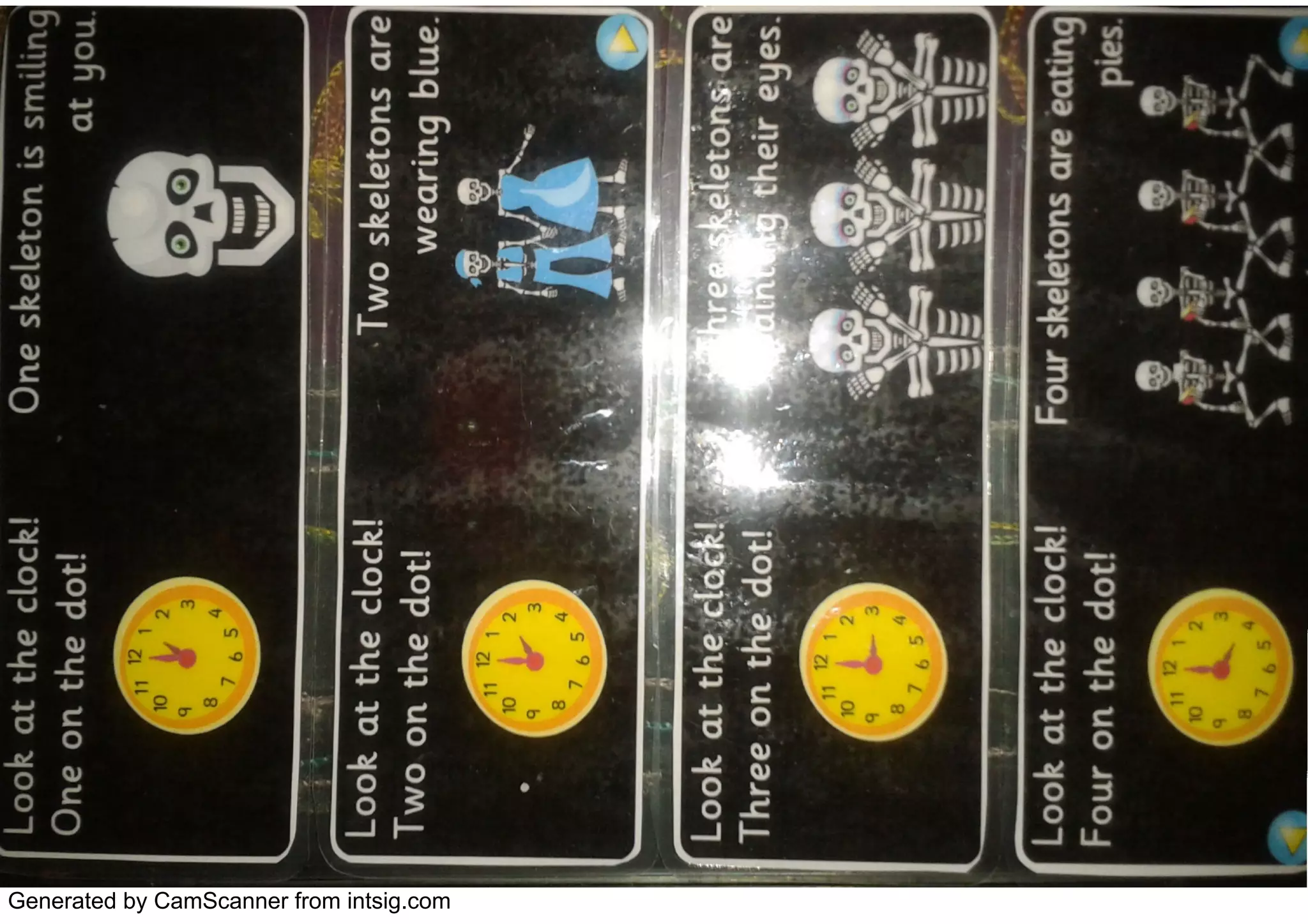 Look at the clock flashcards | PPT