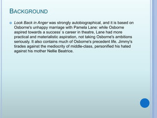 Look back in anger | PPTX