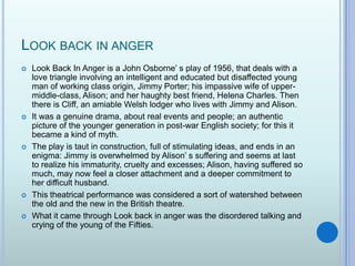Look back in anger | PPTX