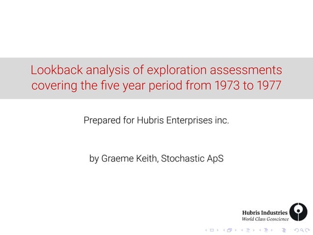 Model Lookback Presentation | PPT