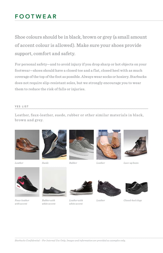 Lookbook Starbucks - Dress Code | PDF