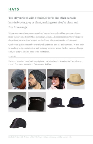 Lookbook Starbucks - Dress Code | PDF