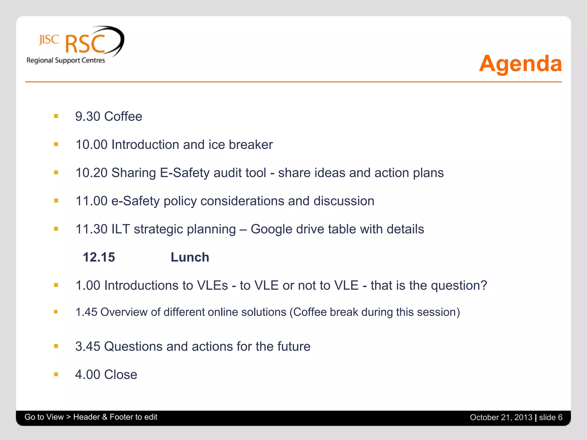 Look fantastic training introduction, e safety audit and policy, ilt ...