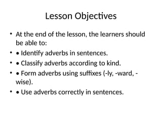 Look_for_the_Adverbs_in_Sentences. presentationpptx | PPTX
