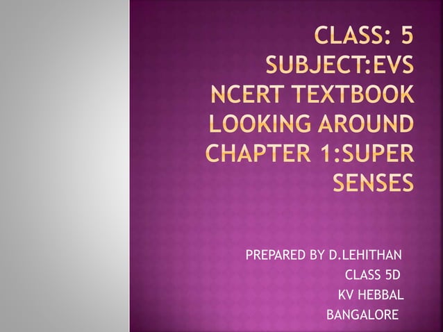 Looking around 5 th class-ncert | PPT