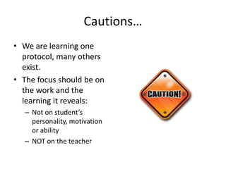 Looking at student work | PPTX