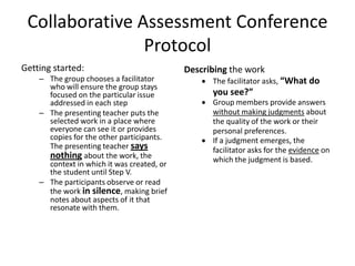 Looking at student work | PPTX