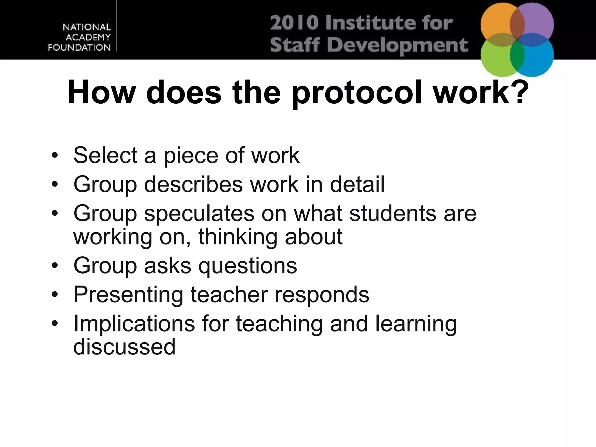 Looking atstudentwork, michelle swanson theron cosgrave | PPT