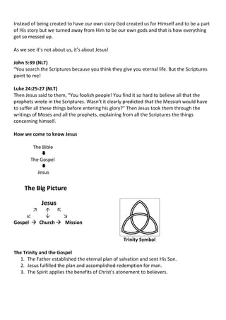 Looking at the Big Picture Handout | PDF